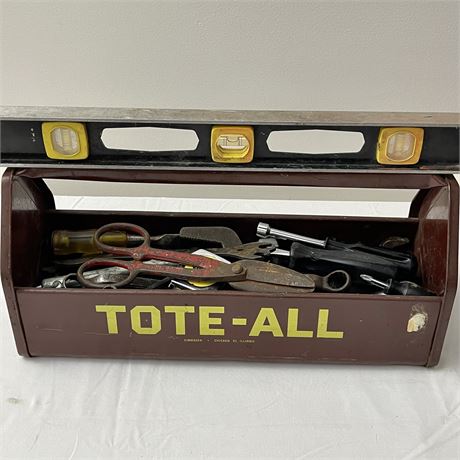Blazing Auctions - TOTE-ALL Tool Box with Misc. Tools