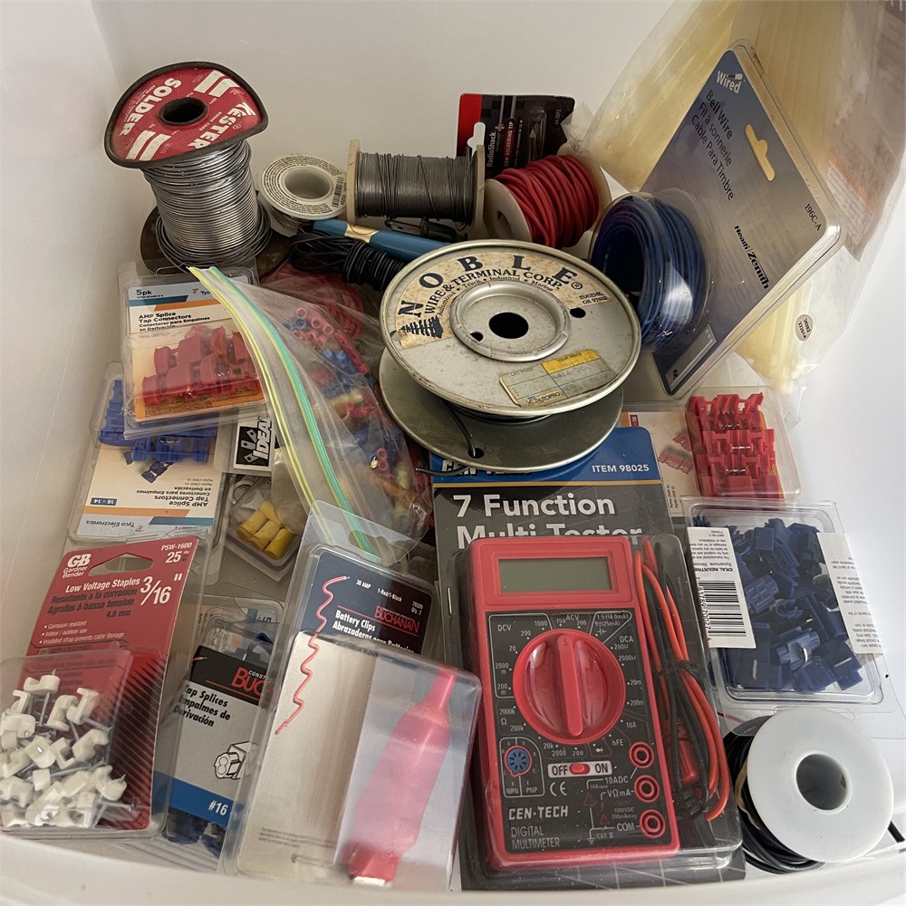 Blazing Auctions - Low Voltage Electrical Wiring and Accessories