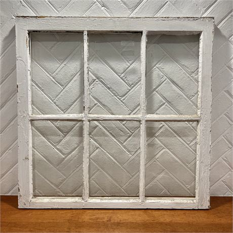 Blazing Auctions - Vtg Rustic Window Panels Wall Hanging