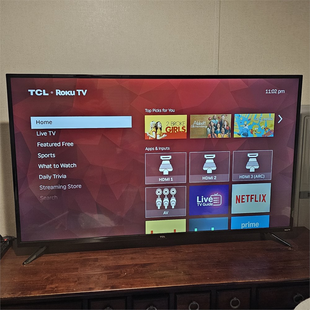 Blazing Auctions - 55" TCL Roku -Smart TV Model No. 55S421