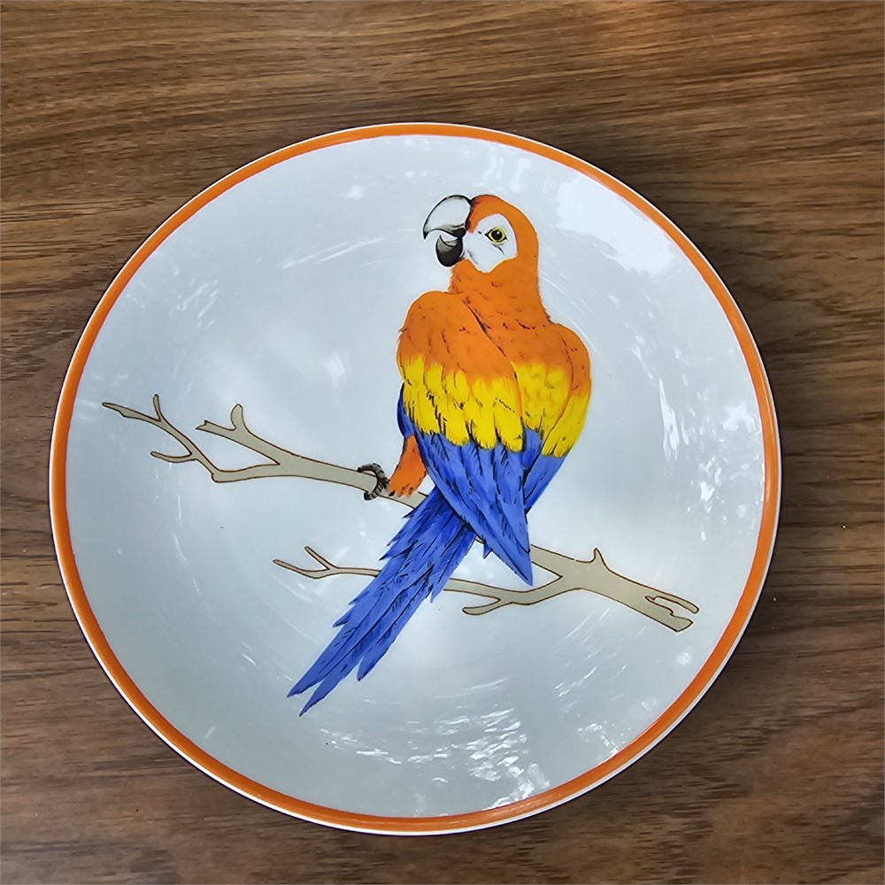 Blazing Auctions - Parrot plate