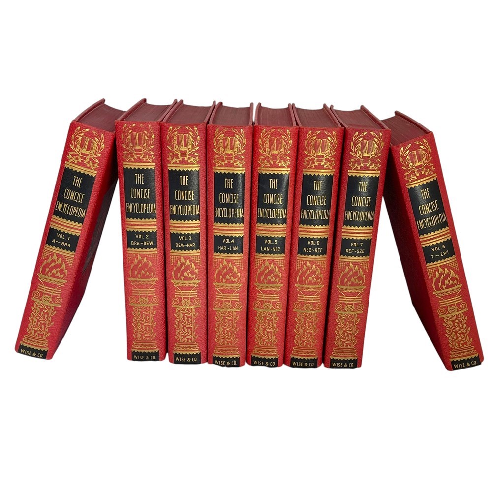 Blazing Auctions - 1937 The Concise Encyclopedia Volumes 1-8