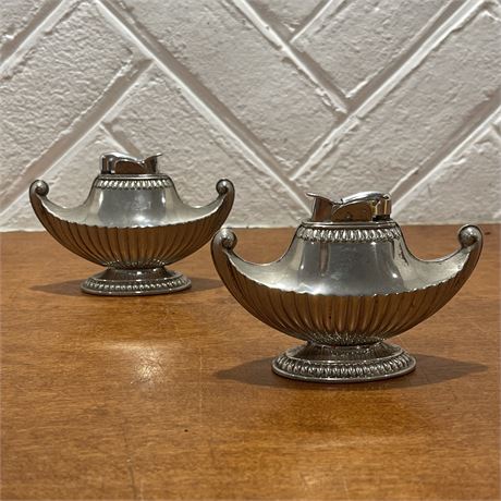 Blazing Auctions - Evans Art Deco Genie Lamp Spitfire Table Lighters