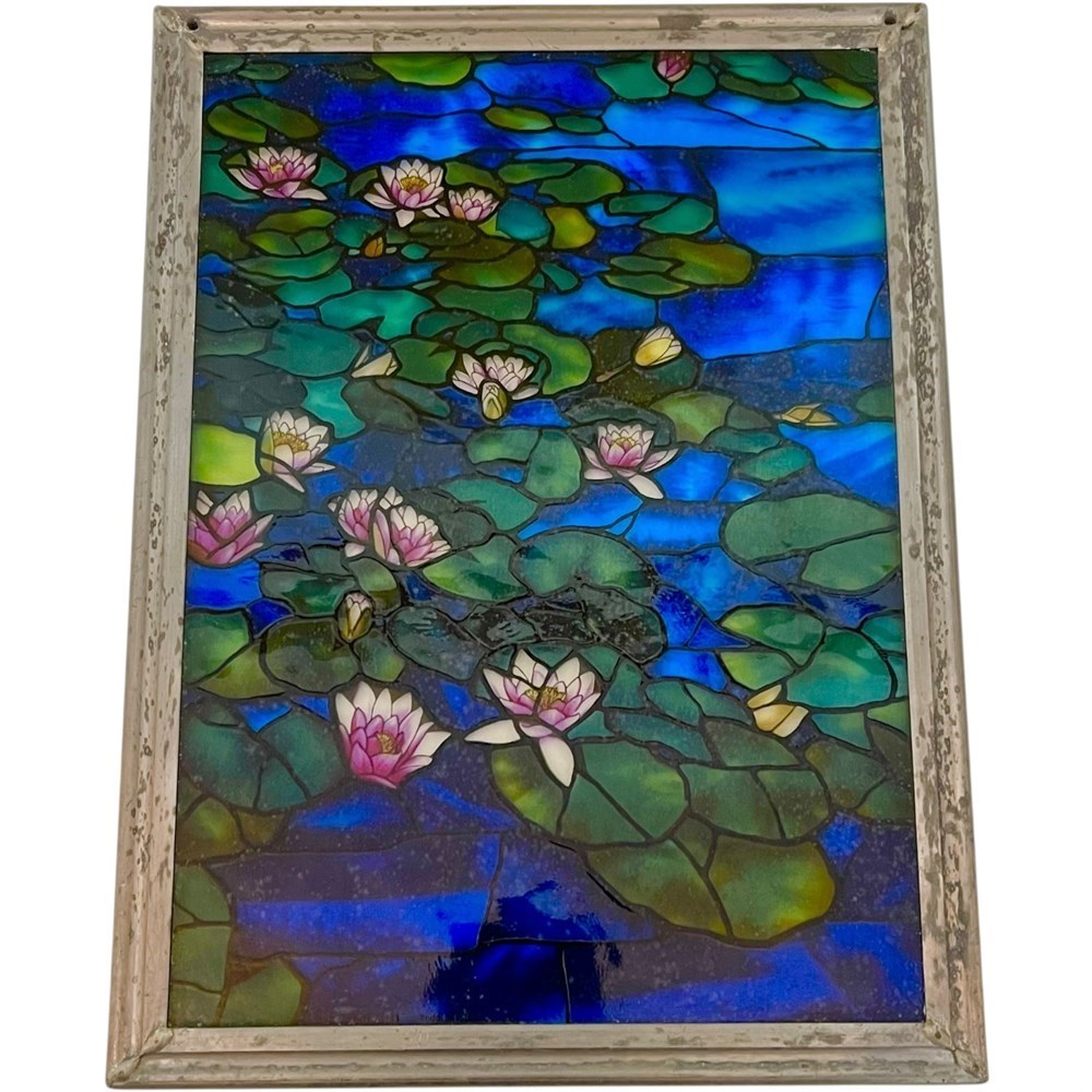 Blazing Auctions - 1988 Claude Monet Glass Masters Hanging "Water ...
