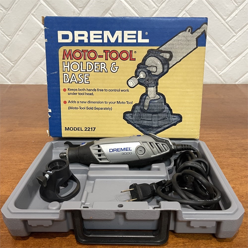 Blazing Auctions - NIB Dremel 3000 Motor-Tool, Holder & Base Model 2217