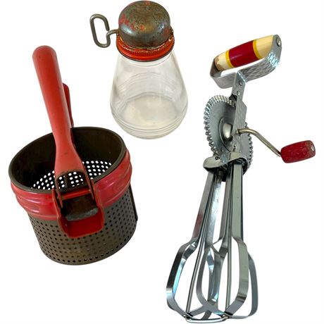 Blazing Auctions - Vintage Sky Line Hand Beater, Turn Key Nut Grinder ...