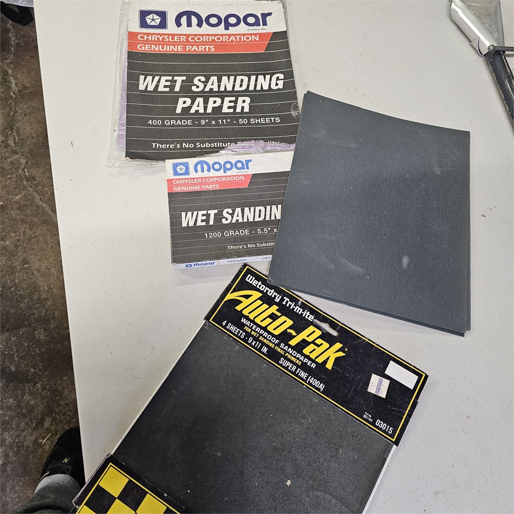 Blazing Auctions - Wet Sanding Paper
