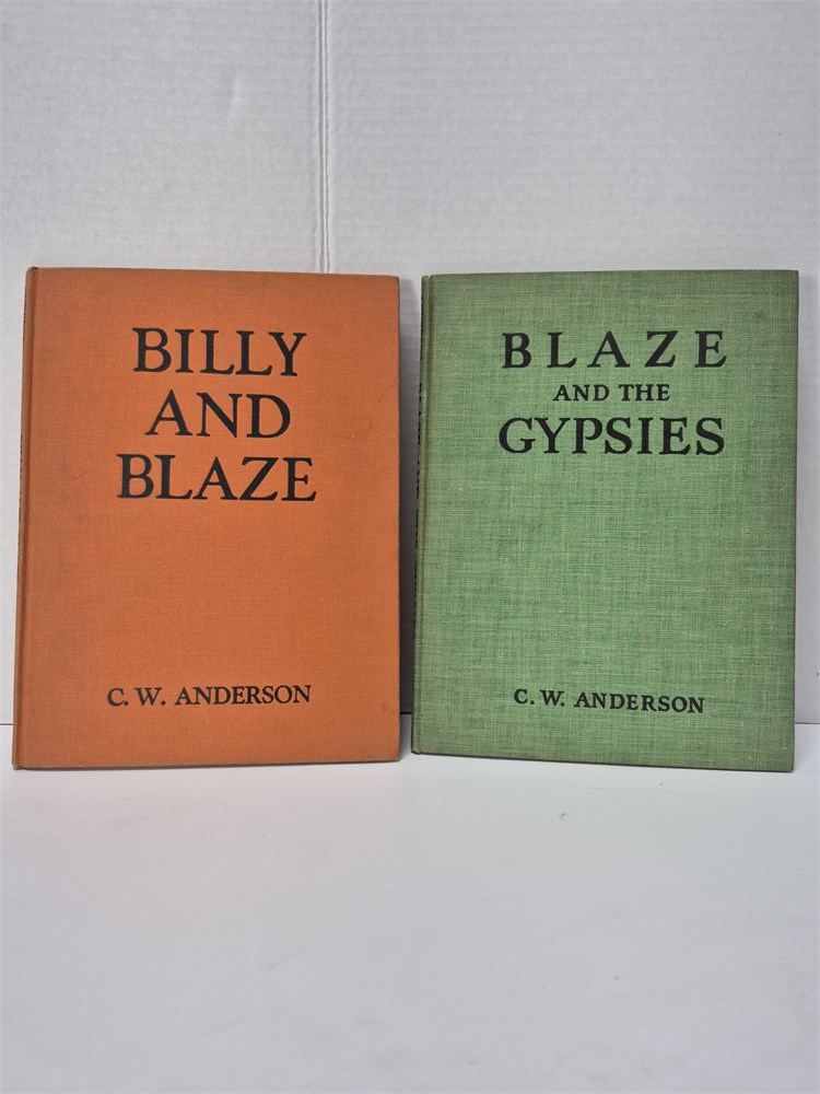 Blazing Auctions - C.W. Anderson Books - "Billy and Blaze" & "Blaze and The Gypsies"