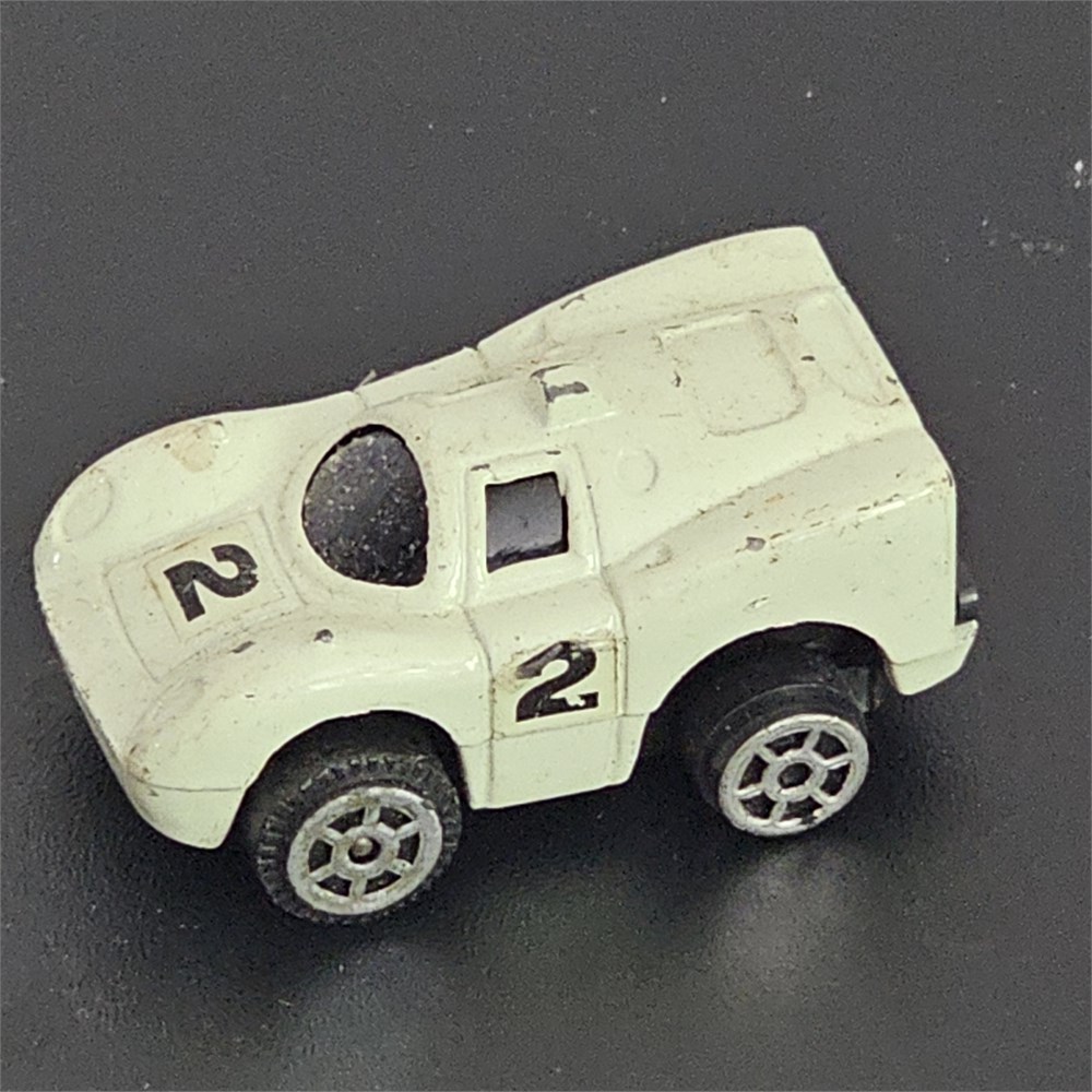Blazing Auctions - TONKA White Metal Racing Car 70s