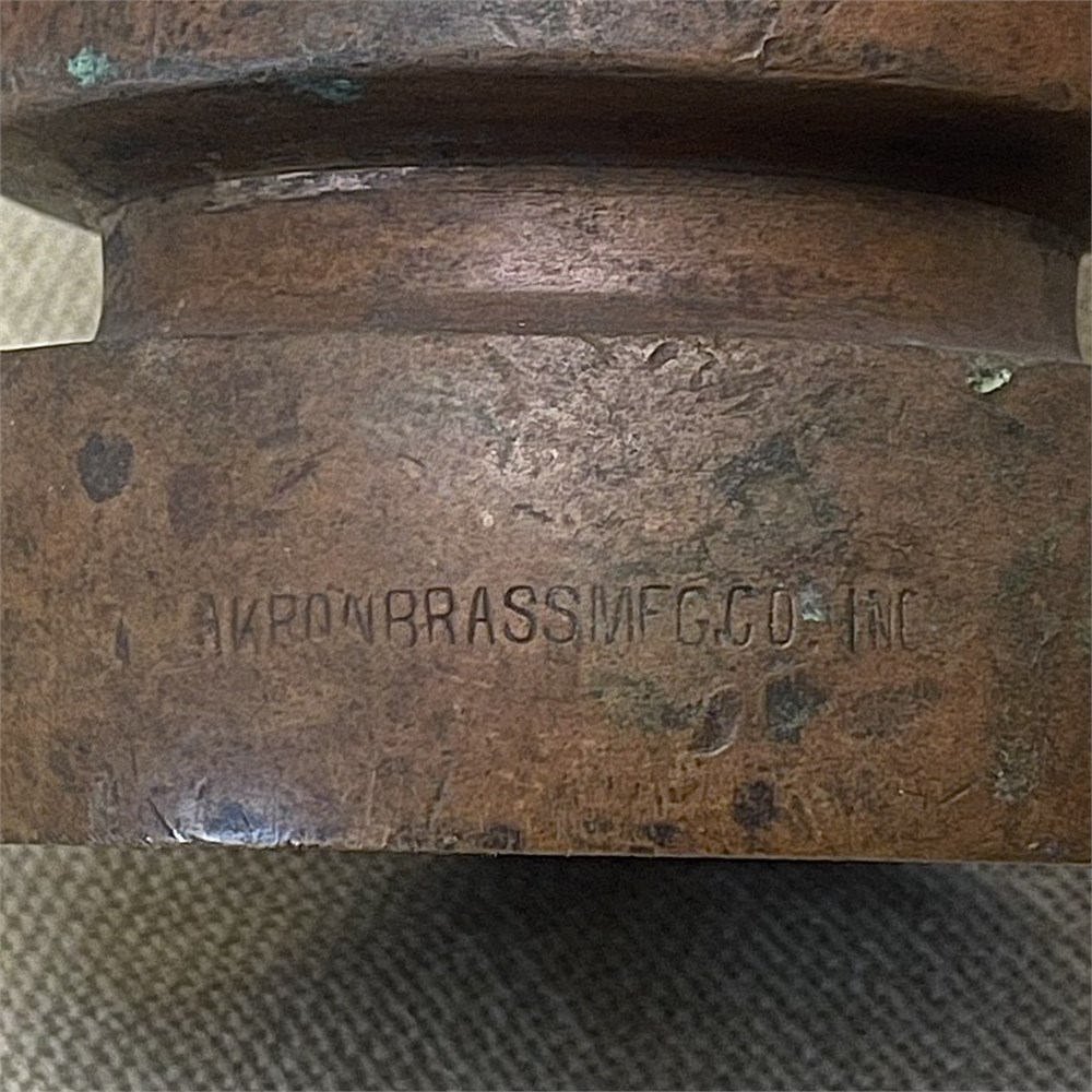 Blazing Auctions - Antique Akron Brass Rotating Cellar Nozzle ...