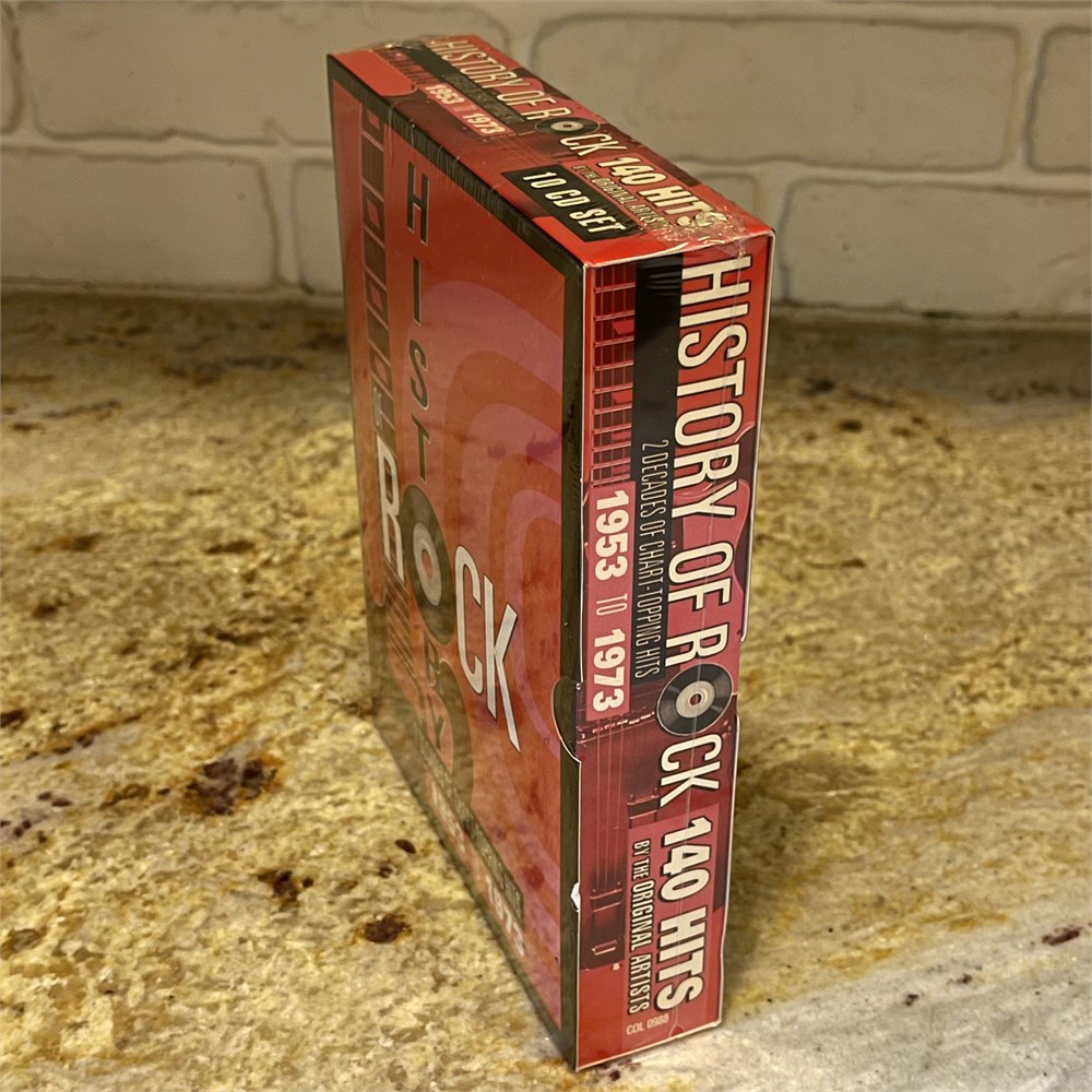 Blazing Auctions - Sealed History of Rock 140 Hit Songs 10-CD Set