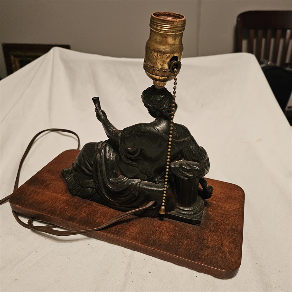 Blazing Auctions - Table lamp "Classical Maiden"