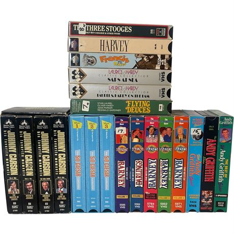 Blazing Auctions - VHS Tapes of TV Series - Johnny Carson, Best of ...