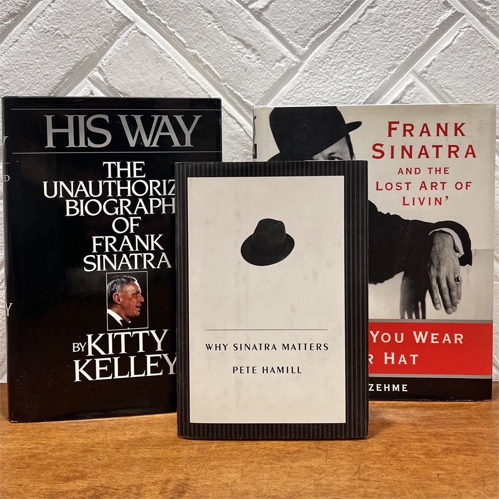 Blazing Auctions - 1986 - 1998 Frank Sinatra Biographies by Pete Hamill, Kitty Kelley & Bill Zehme
