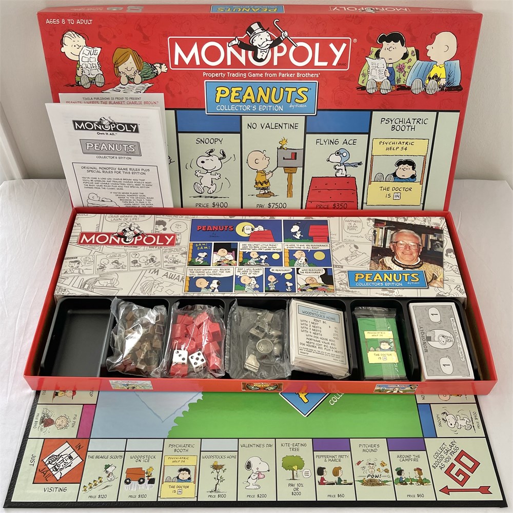Blazing Auctions - NIB Monopoly Peanuts Collector's Edition