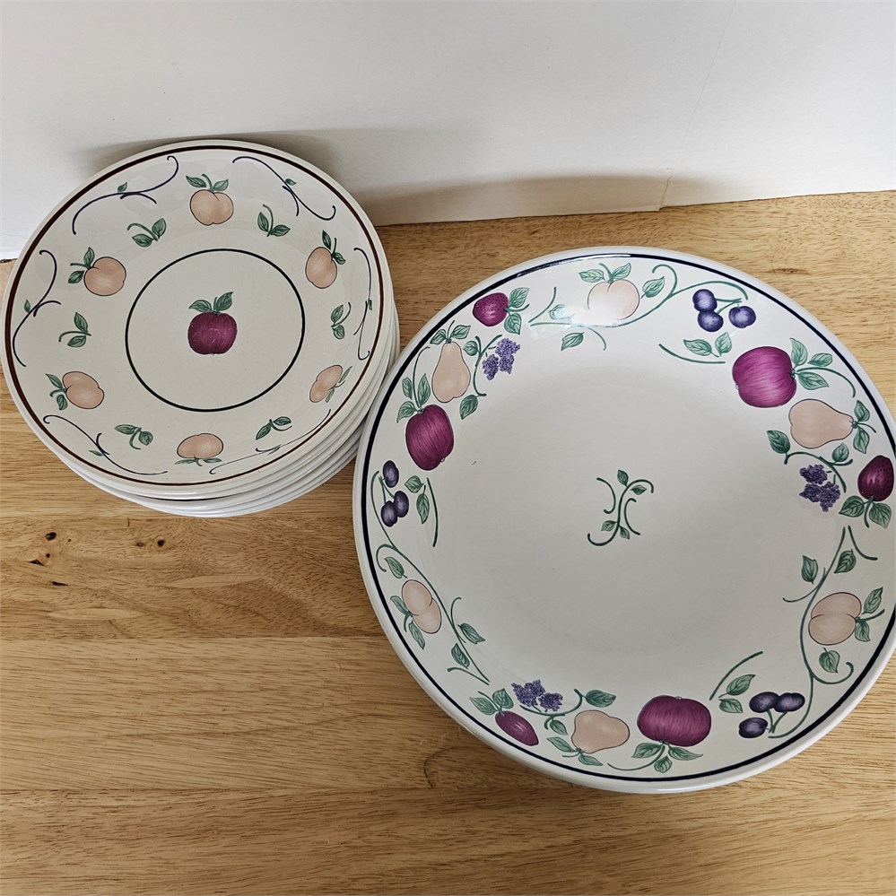 Blazing Auctions - Princess House "Orchard Medley" 12.5" Serving Bowl ...