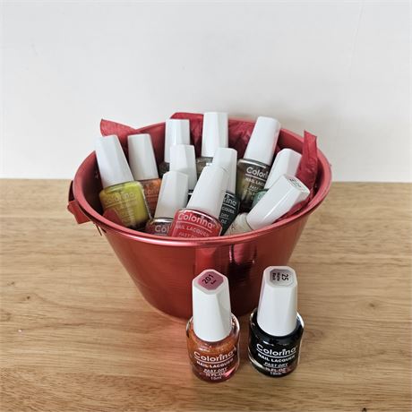 Blazing Auctions - Bucket of NEW nail polishes Lot 1 of 2