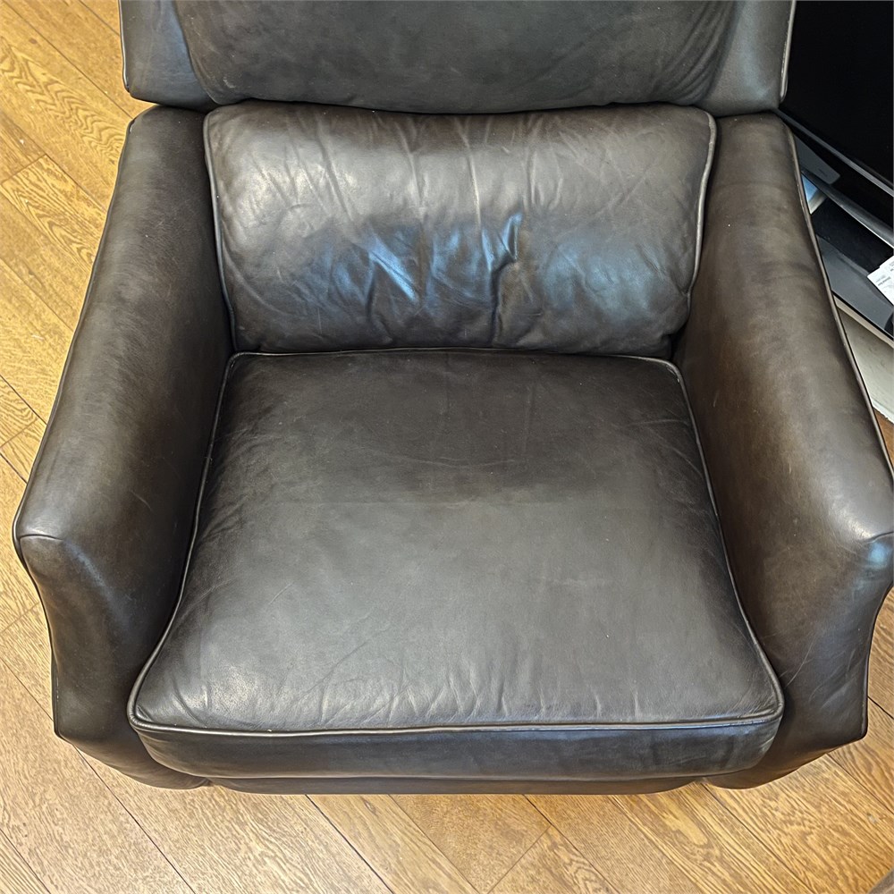 Blazing Auctions - Arhaus Leather Recliner
