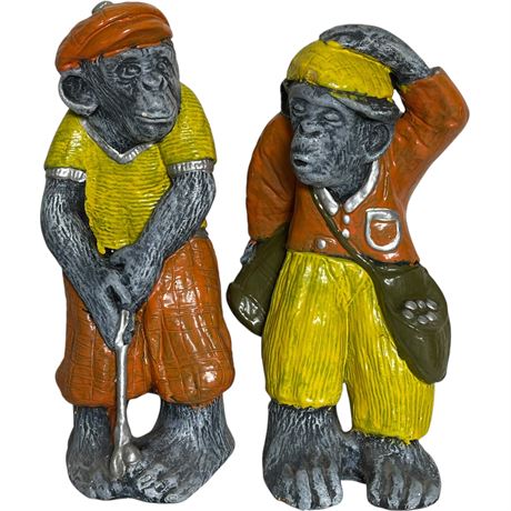 Blazing Auctions - 1970's Progressive Art Product Monkey Golfer and ...